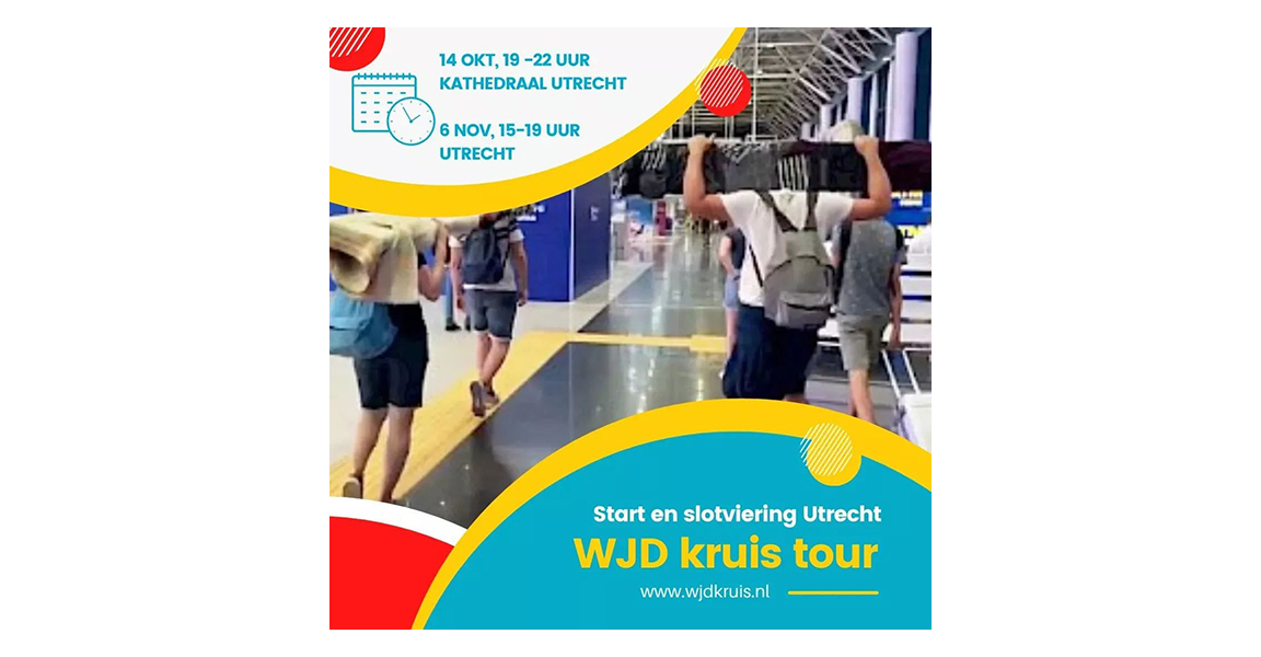 Tour WJD-kruis start 14 oktober in Utrechtse kathedraal - Aartsbisdom